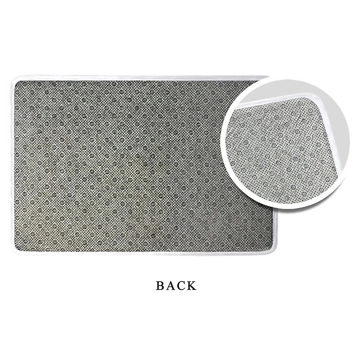 Dellukee Christmas Trees Doormats Green Indoor Outdoor Funny Non Slip Durable Washable Home Decorative Door Mats Rugs for Entrance Bedroom Bathroom Kitchen, 23 x 16 Inches