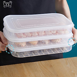 yarlung 6 Pack Bacon Keeper for Refrigerator, Deli Meat Saver Container with Airtight Lid, Cold Cuts Fridge Food Storage, 2 Serving Tongs