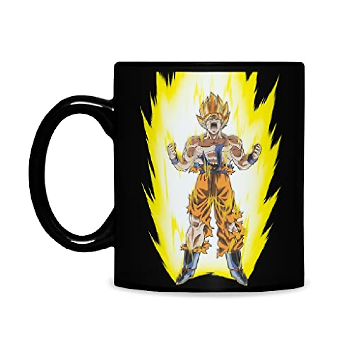 Fundom Super Saiyan Goku 16 oz. Heat Reactive Ceramic Coffee Mug
