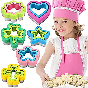 Sandwich Cutter And Sealer Set 29 Pcs, Plants Shaped Sandwich Cutter For Kids - Vegetable Fruit Food Cutters For Kids Lunch, Uncrustables Sandwich Maker, Cookie Cutters For Baking Christmas