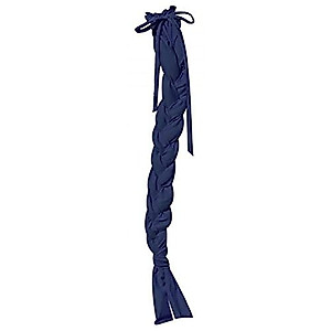 Showman Durable Lycra Braid-In Tail Bag (Navy)
