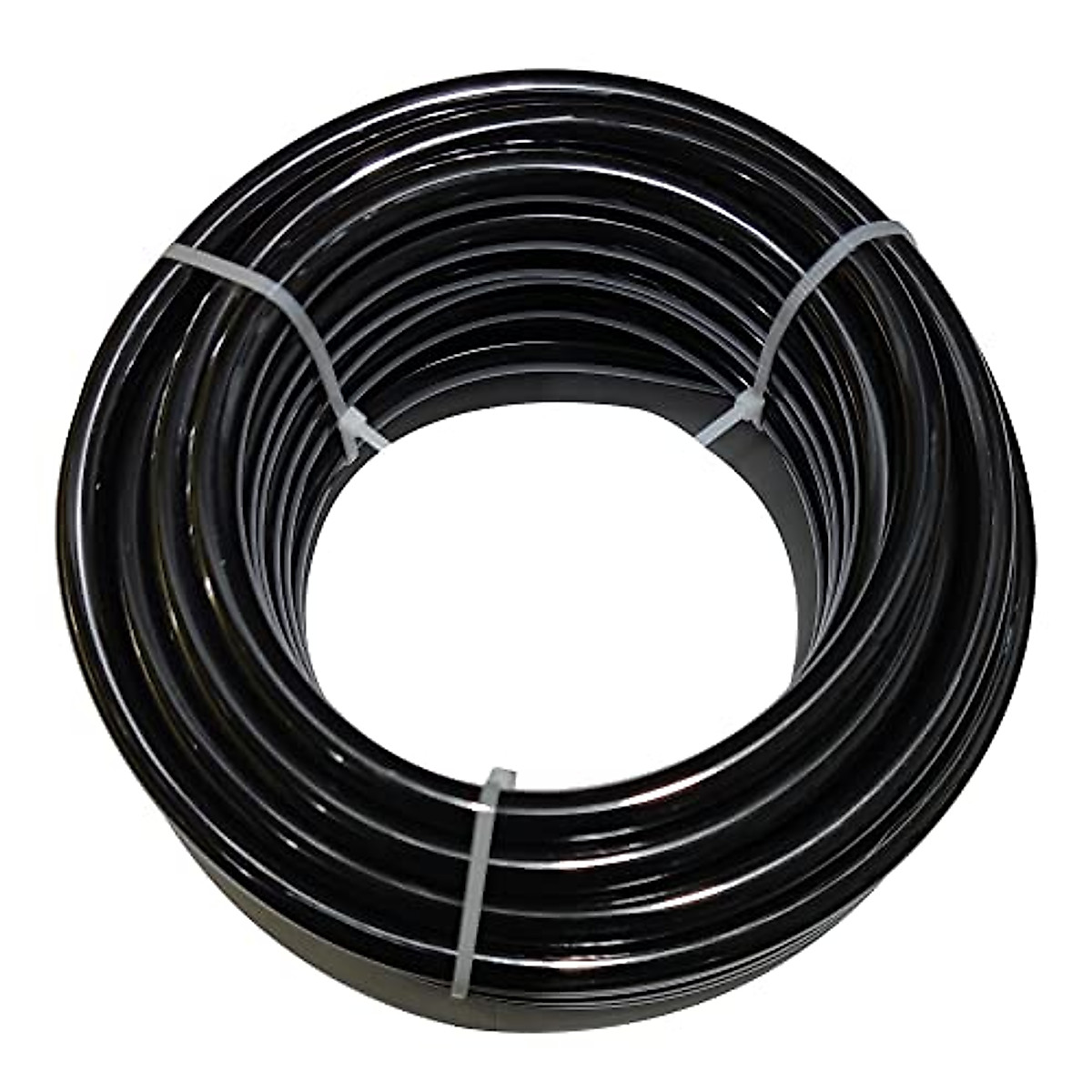 Beduan 8mm x 5mm Black Pneumatic Tubing Pipe PU Polyurethane Air Compressor Tubing Hose Pipe Line Fluid Transfer 39.4ft 12 Meter