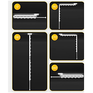 Clothes Drying Racks for Laundry, Clothes Drying Rack Foldable, Collapsible Clothes Drying Rack, Hanging Racks for Clothes, Wall Mounted, Tri Folding, Space Saver