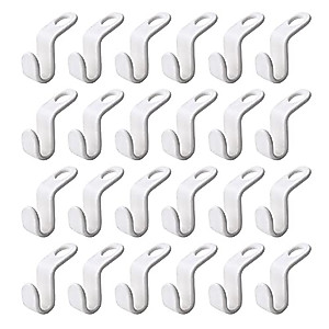 6/12/24 Pcs Clothes Hanger Connector Hooks, Space-Saving Hanger Extender Clips, Cascading Clothes Hooks, Outfit Hangers Suitable for Christmas Home Bedroom Decorations Besokuse