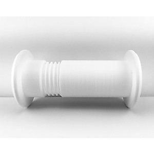 1.20" ID Cable Pass Through Wall Port 3 5/8" - 5 1/4" Wall Thickness (White) - Pass Cables from one Side of a Wall or Barrier to The Other.