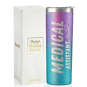 Onebttl Medical Assistant Gifts for Wowen, Gifts for Medical Assistant on Medical Assistant Week, Birthday and Christmas, 20oz Insulated Stainless Steel Tumbler - Medical Assistant