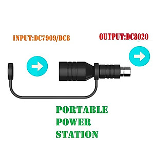 SolarEnz DC8MM to SAE Y Branch Parallel Adapter Solar Combiner Cable for Solar Panel Charge Solar Generator Explorer 160 240 500 1000 1500 2000 and GZ Yeti DC7909 Connector Portable Power Station