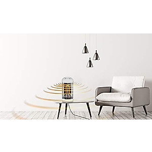 Westinghouse Infrared Electric Outdoor Heater, Oscillating, Radiant Heating with Auto Shut-Off with tip over Protection, Heats all year round, Portable, Waterproof and Dust Resistant, White