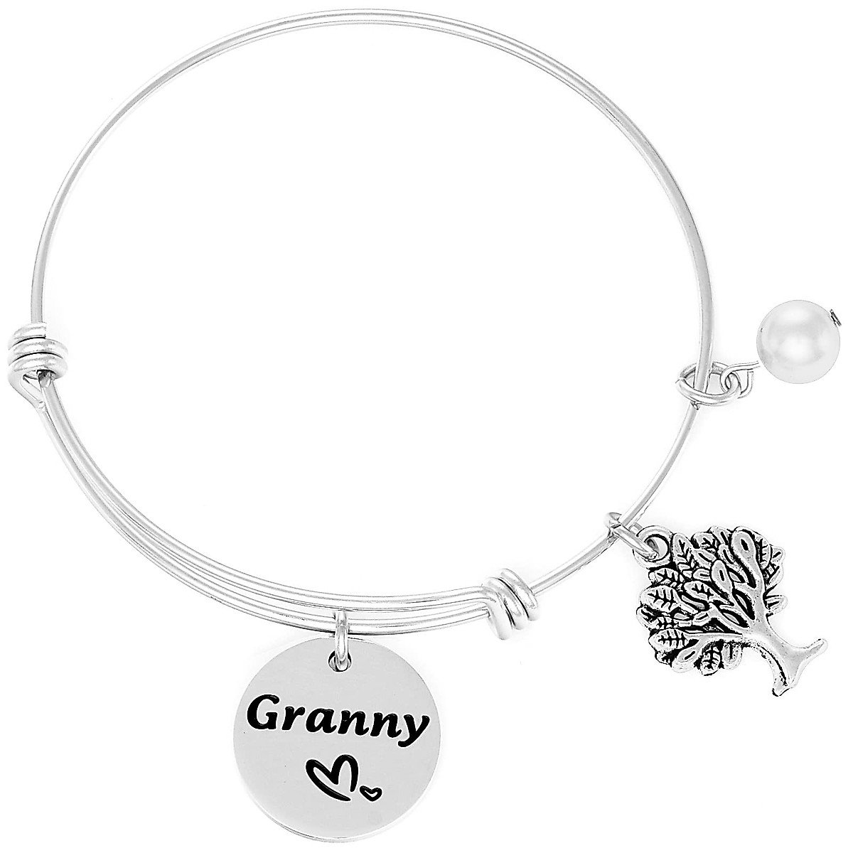 HUTIMY Gifts for Granny Bracelet Granny Mothers Day Gifts Granny Charm Jewelry Granny Bracelets