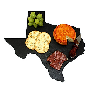 Custom Texas Black Slate Cutting Board, Serving Tray, or Cheese Board- Personalized with Laser Engraving
