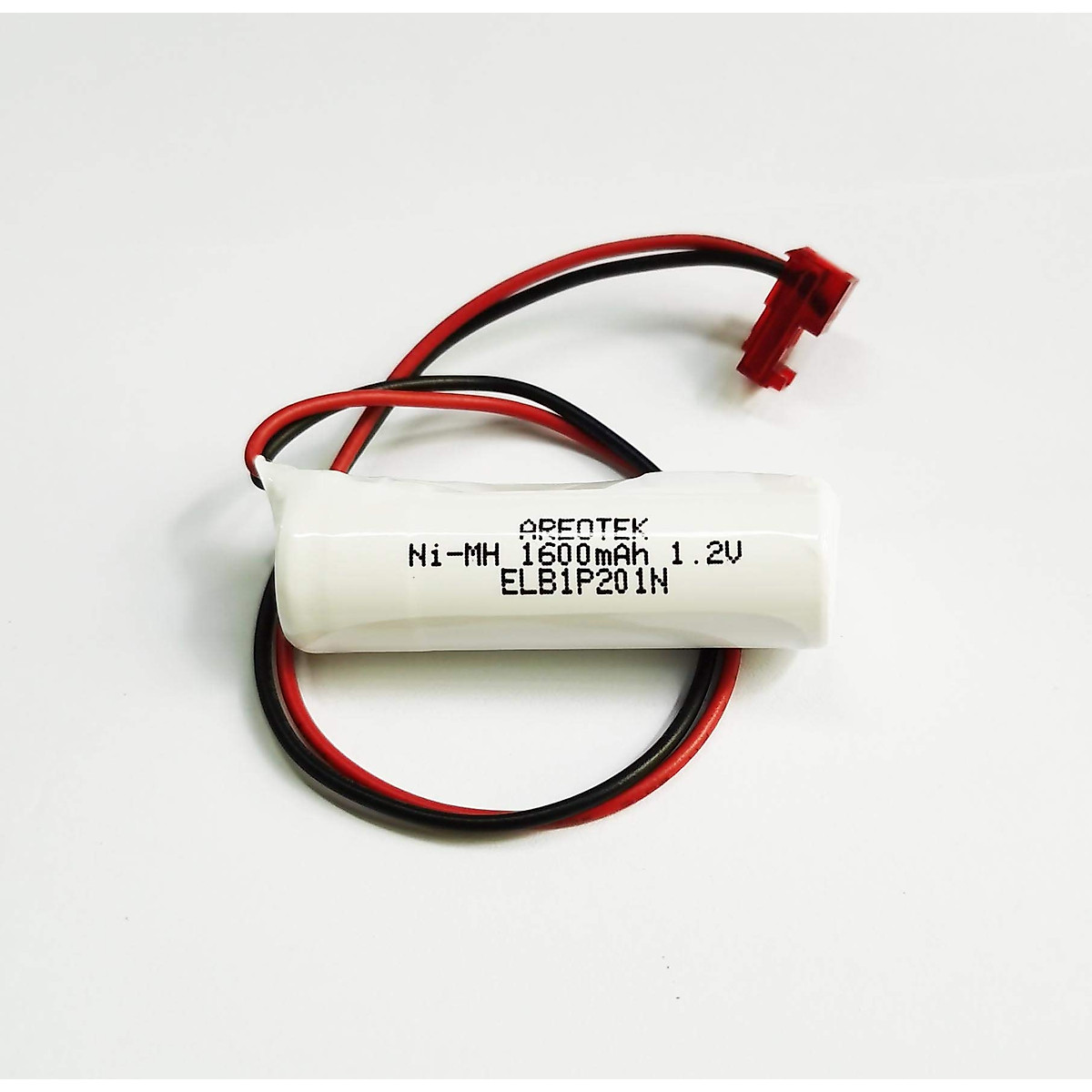 1.2V 1600mAh ELB1P201NB Exit Sign Emergency Light Battery for Lithonia ELB1P201N2 ELB1P2901N ELB1P201N ANIC1493 Lithonia 1009S00-MZ ELB0320 Grainger 4WT20 OSA212 NIC1169 EBE-33 Ni-MH 1600mAh 1.2V