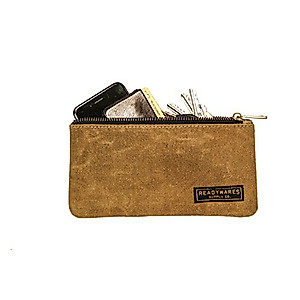 Readywares Waxed Canvas Pencil Case/Pencil Bag/Pencil Pouch, Rugged and Durable, Water Resistant, 8.5" x 4" (Set of 4)