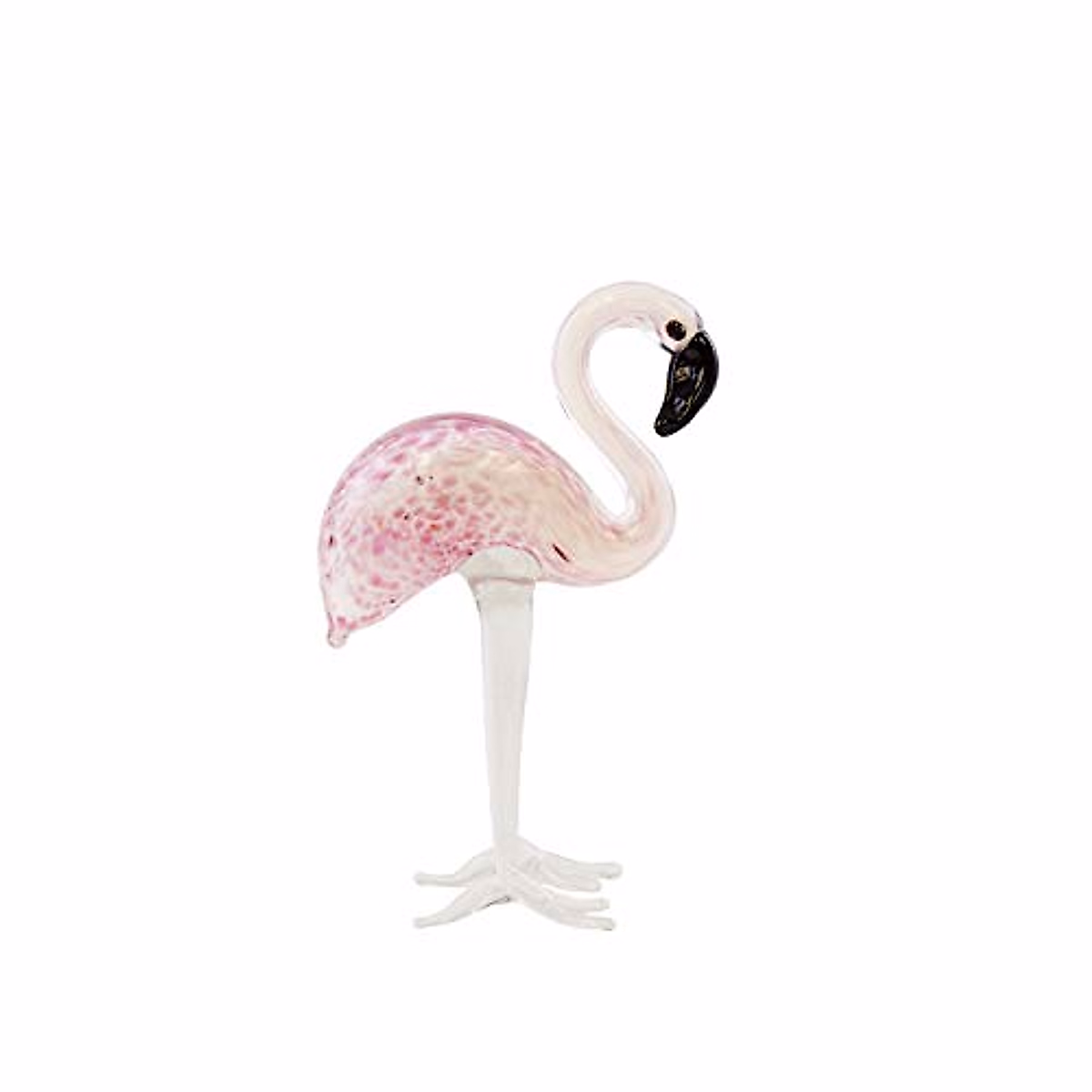 Beachcombers Tiny Speckled Flamingo Glass Multi