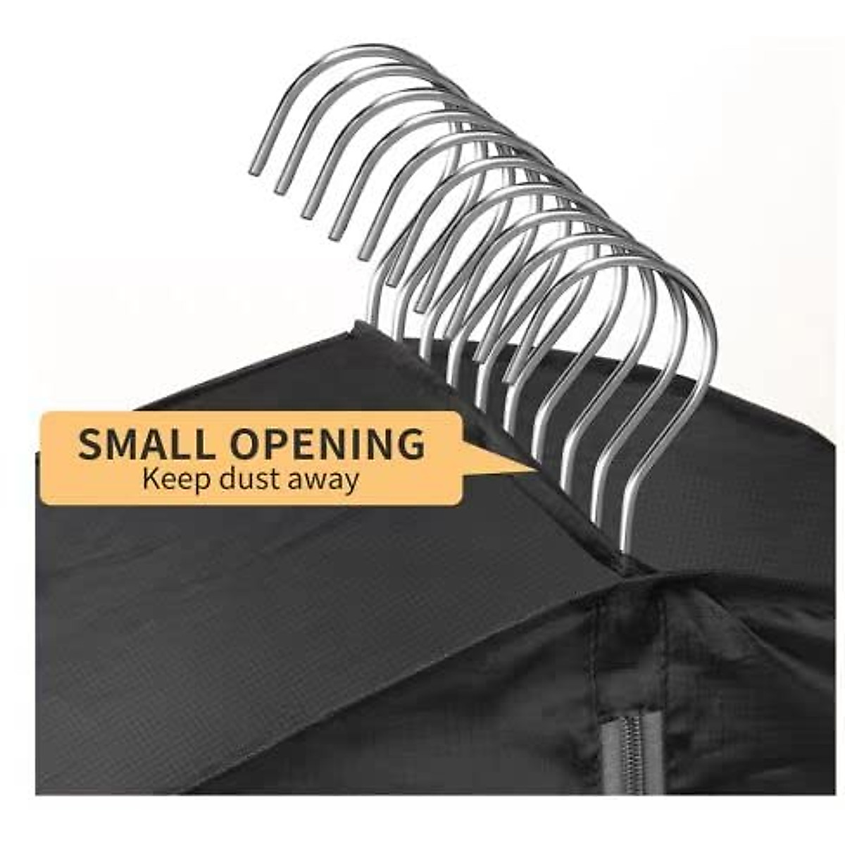 40"Garment Bags For Travel,Garment Bag Suit Bags For Men Closet Storage,Gusseted Travel Garment Bag With Zipper Pocket,Garment Bags For Hanging Clothes,Suit Cover T-Shirt, Jacket, Suits, Coats.