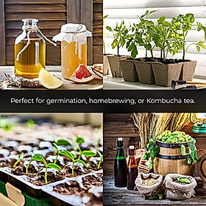 BN-LINK Durable Seedling Heat Mat Warm Hydroponic Heating Pad Waterproof 10" x 20.75" - 2 Pack for Seed Starting Greenhouse and Germination