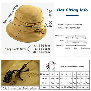 Womens 1920 Vintage Fedora Bowler Cloche Bucket Church Derby Party Hat Fall Winter Floppy Ladies Black