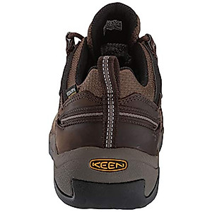 KEEN Men's Steens WP Hiking Shoe, Brown, 9.5