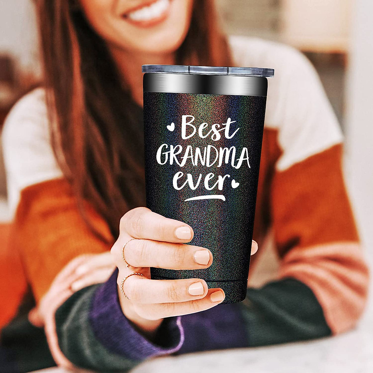 Fufendio Gifts for Grandma - Grandma Christmas Gifts - Great Grandma Gifts - Best Grandma Ever Gifts - Birthday Mothers Day Gifts for Grandma - Grandma Mug Tumbler 20oz