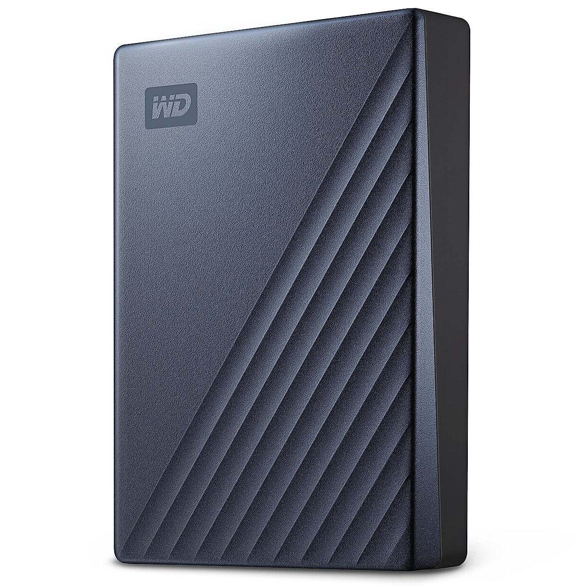 WD 2TB My Passport Ultra, Blue, Portable External Hard Drive, backup software with defense against ransomware, and password protection, USB-C and USB 3.1 - WDBC3C0020BBL-WESN