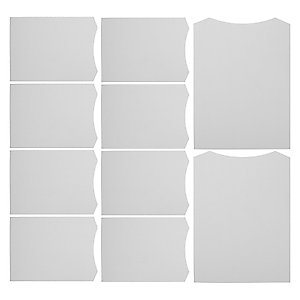 10pcs Garment Packaging Cardboard Clothes Cardboards T-shirt Lining Cardboard Shirt Form T-shirt Stacking Board T-shirt Inset Form Shirt Cardboard T-shirt Form Shirt Foam