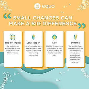 EQUO Sugarcane Straws, Disposable, Biodegradable, Compostable, and Plastic-Free Drinking Straws, Pack of 50, Standard