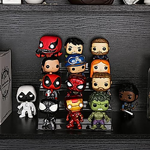 YIDITTHOPE 9 Inch Acrylic Shelf, 4 Tier Perfume and Cologne Organizer, Funko POP Shelves Tiered Riser Display Stand, Acrylic Display for Decoration
