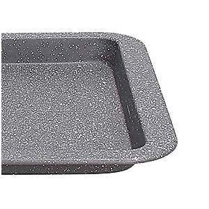 Tognana WR44143PROQ Non-stick, Anti-Scratch Rectangle Baking/Cookie Sheet, 17-Inch by 11-Inch, Black