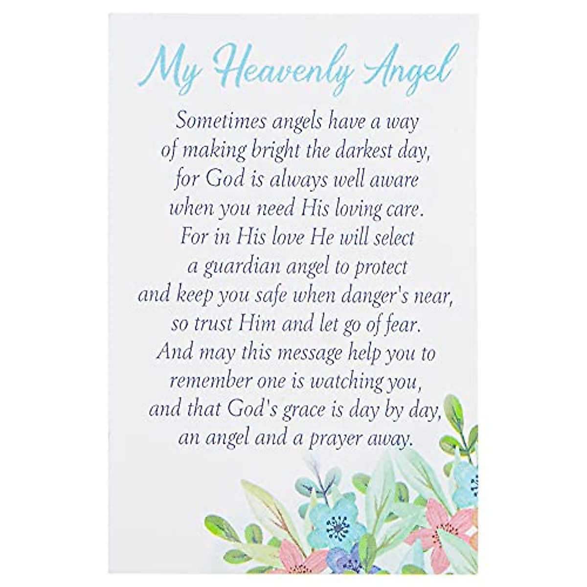 My Heavenly Angel Message Blue 3 x 2 Mini Cardstock Bookmarks Pack of 24