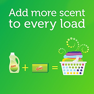 Gain Powder Laundry Detergent for Regular and HE Washers, Moonlight Breeze Scent, 93 ounces (Packaging May Vary)