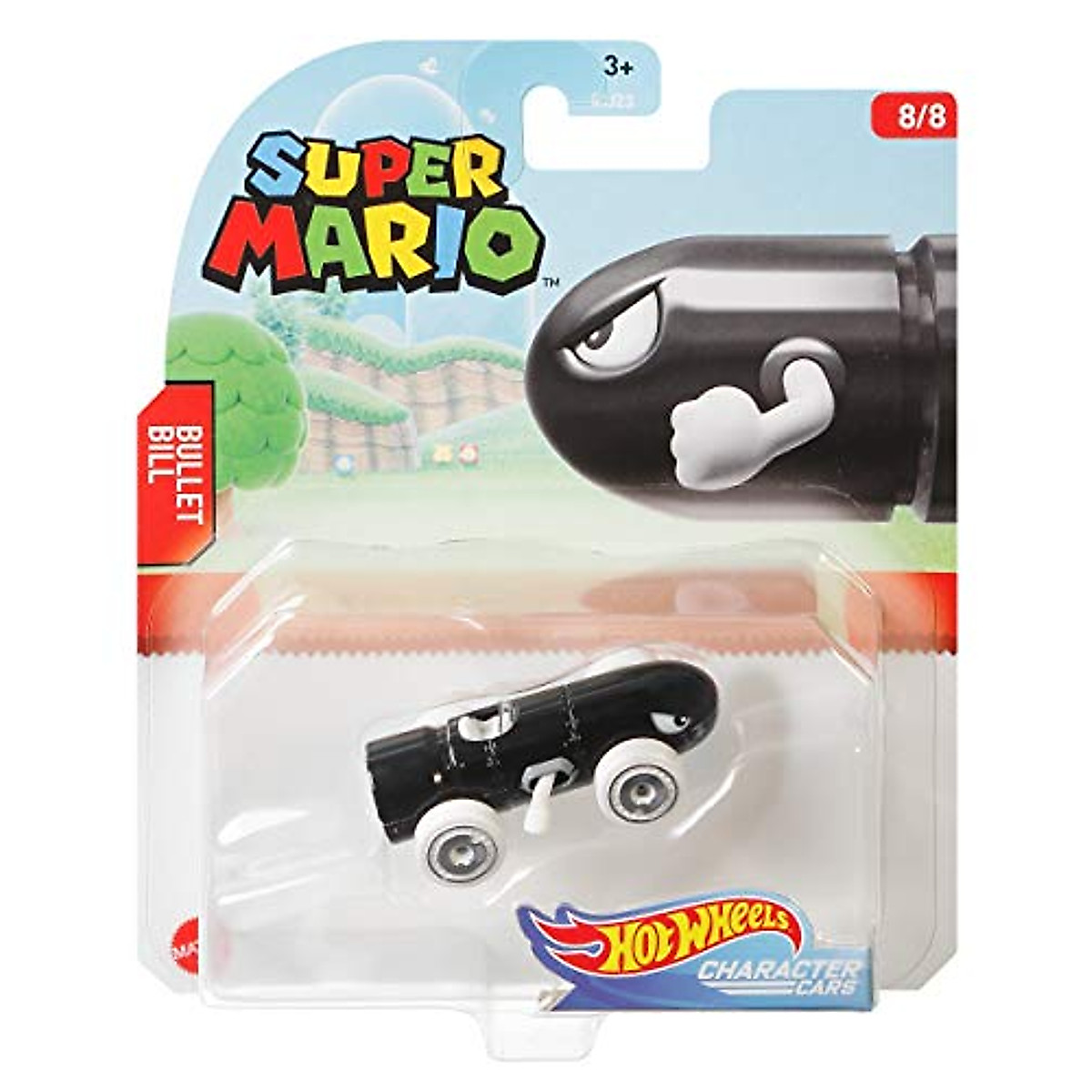 Hot Wheels Gaming Character Car Super Mario 2020 Series-Bullet Bill Vehicle(8/8)