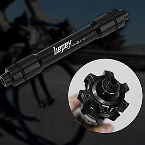 Alomejor Axle Hub Adapter Mountain Front Hubs Tube Shaft Axle Hub Adapter Quick Release Wheel Conversion Adapter Tool