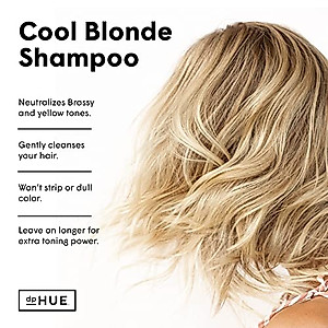 dpHUE Cool Blonde Shampoo, 8.5 oz - Purple Shampoo for Color-Treated Hair - Blonde Toner - Neutralize Unwanted Yellow, Brassy Hair Tones - Moisturizing Shampoo for Soft, Shiny Hair