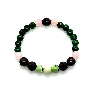 Crystals of Love Attraction Bracelet - Taurus Birthstone - Heart Chakra Association