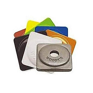 Woody's Digger Aluminum Square Support Plates 5/16 Inch 96 Pack Natural ASW2-3775-B