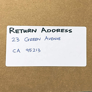 200 Pack, 4" x 2", Labels Stickers for Storage Bins - Matte White