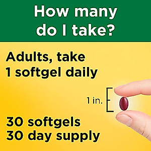 Nature Made Vitamin D3 K2, 5000 IU (125 mcg) Vitamin D, Dietary Supplement for Bone, Teeth, Muscle and Immune Health Support, 30 Softgels, 30 Day Supply