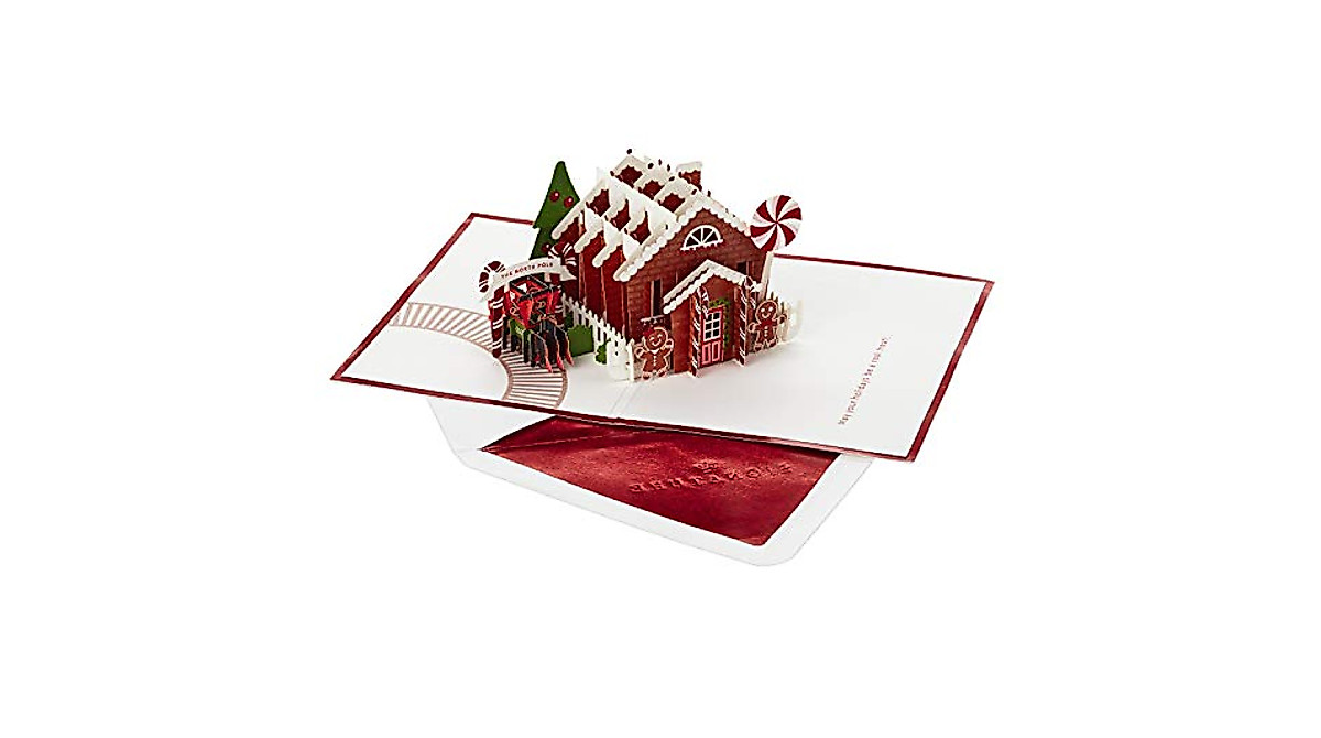Gingerbread Pop-Up Christmas Card - Hallmark Signature