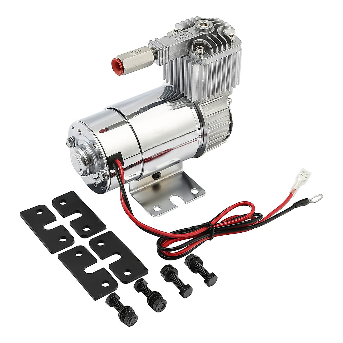 TCT-MOTORPARTS Adjustable Rear Air Ride Suspension Kit Fit for Harley Davidson Touring Bagger Road King Electra Glide Street Glide Road Glide 1994-2023