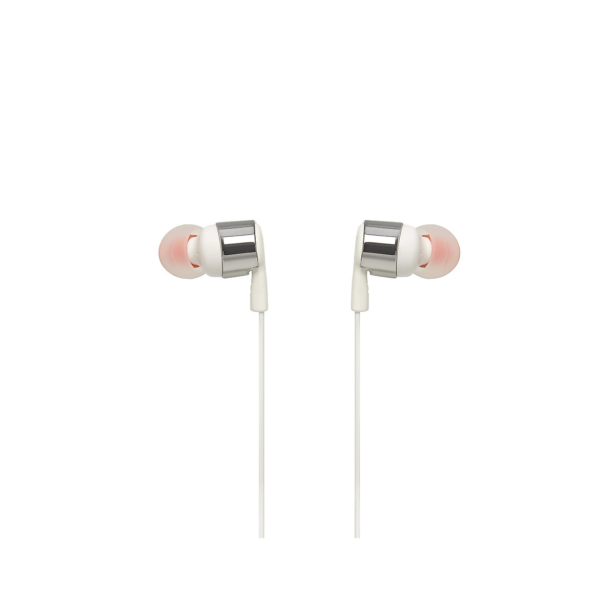 JBL T210 Pure Bass in-Ear Headphones with Microphone - White