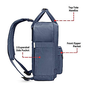 KALIDI Mini 7L Backpack for Women,10.7 inches iPad Classic Small Backpack Camping Rucksack Travel Outdoor Daypack College Bag