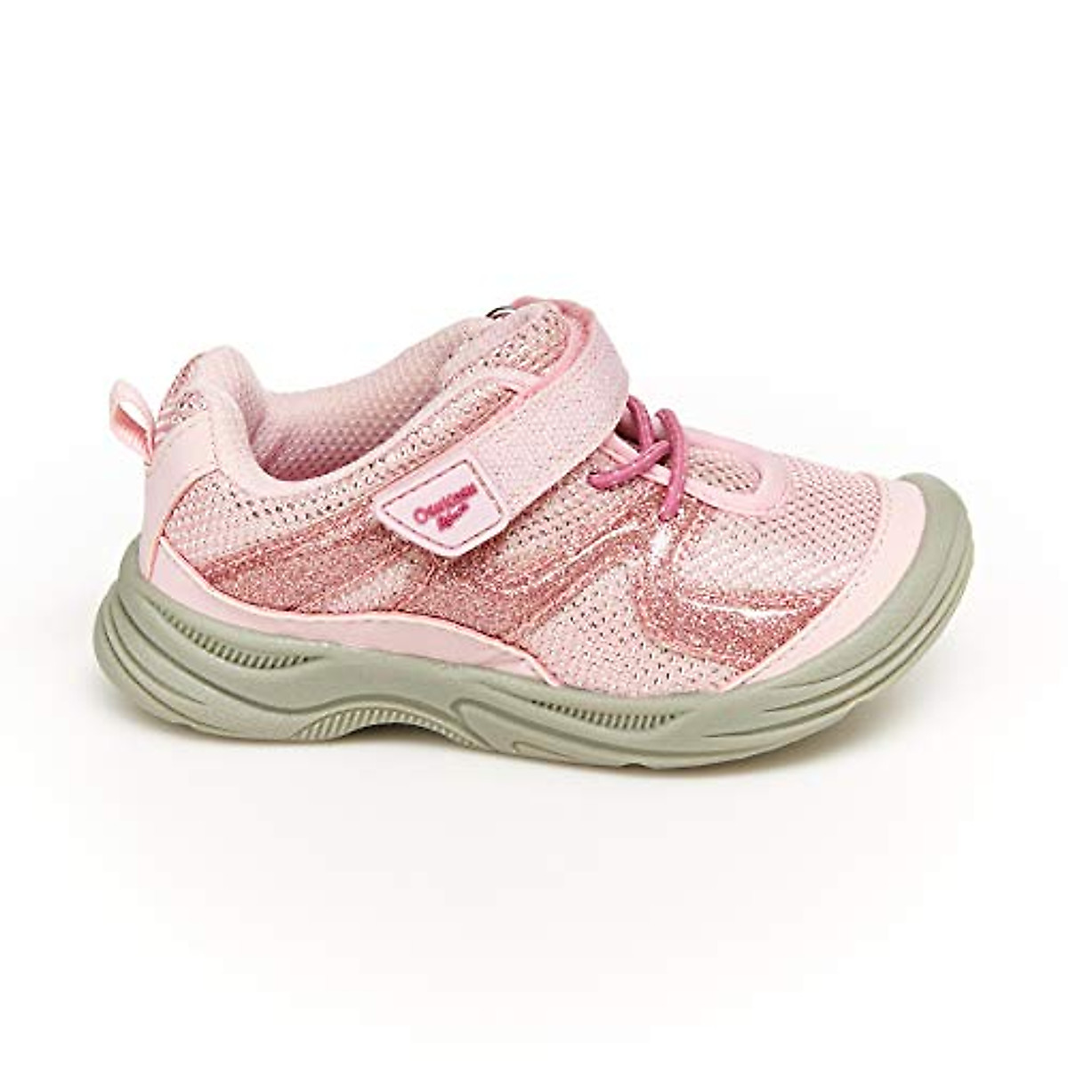 OshKosh B'Gosh Girls Dyana Bump Toe Sneaker, Light Pink, 4 Toddler