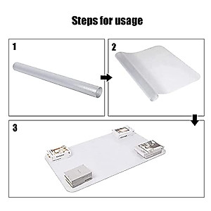 Clear PVC Desk Chair Mat 1.5mm Floor Mat,PVC Transparent Office Computer Floor Protector Non-Slip Durable,Furniture Wooden Floor Protector for Home Office,65/75/85/95/105/115cm Wide for Office & Home