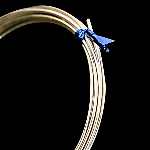 18 Gauge/1.0 mm, 5 FT Half Hard 925 Sterling Silver Wire, Round Making Jewelry Wire, Memory Wire