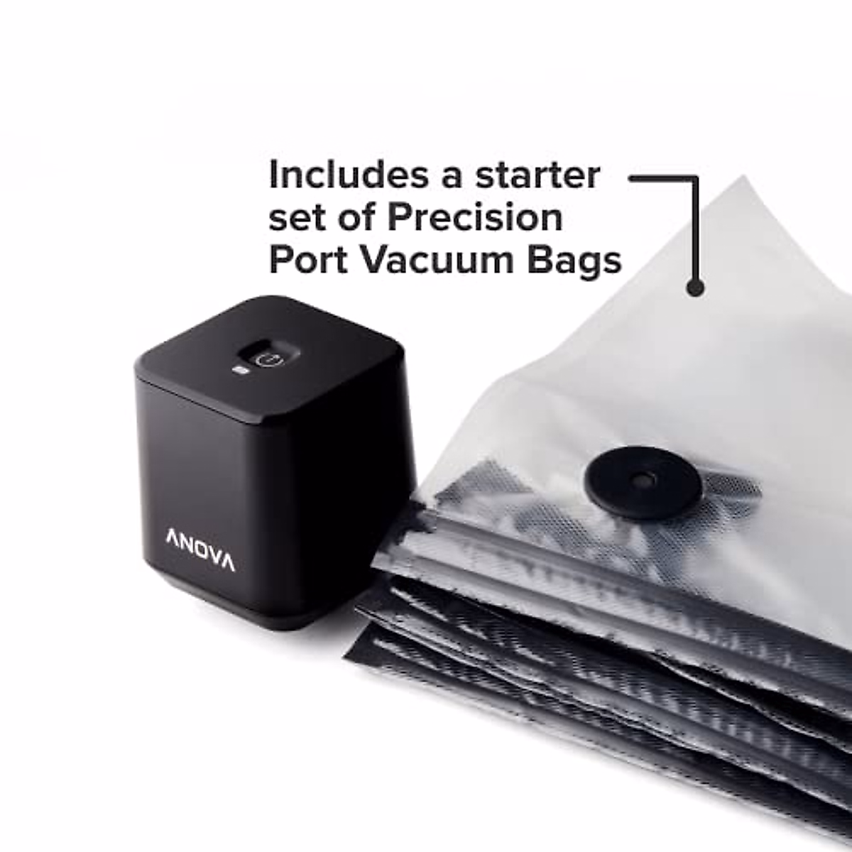Anova Culinary Precision Port Handheld Vacuum Sealer,BLACK