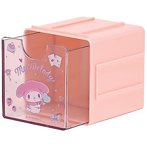 Skater JQBC1-A Connecting Accessory Holder, Pack of 2, 3.0 x 3.0 inches (7.6 x 7.6 cm), Cube, Cubic Collection, My Melody, Kuromi, Cute, Sanrio Accessories, Storage Case, Drawer, Organization