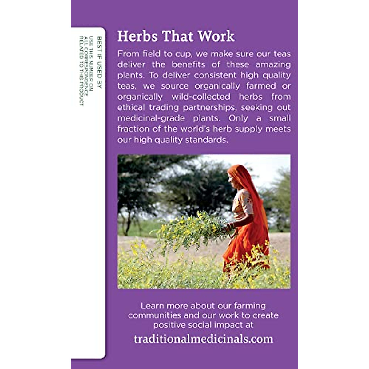 Traditional Medicinals Organic Smooth Move Senna Peppermint Herbal Tea, Relieves Occasional Constipation, (Pack of 4) - 64 Tea Bags