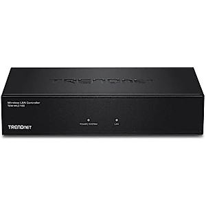 TRENDnet Wireless LAN Controller, Built-in 5-Port GB Switch, Compatible with: TEW-755AP/TEW-821DAP/TEW-825DAP, Access Point Management, TEW-WLC100, Black, Manage up to 128 AP's