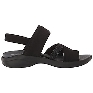 BZees Womens Call Me Sandal Black 8.5 M
