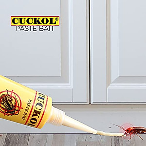 Cuckol Bait Ready to use, Kills All Cockroaches Including The German one, odorless, Safe use for People and Pets, Natural attractants Placed in Kitchen and Furniture, Long time Without Cockroaches