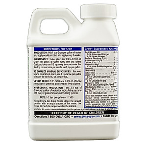 Dyna-Gro Gro-008 Grow 7-9-5 Plant Food, 8-Ounce